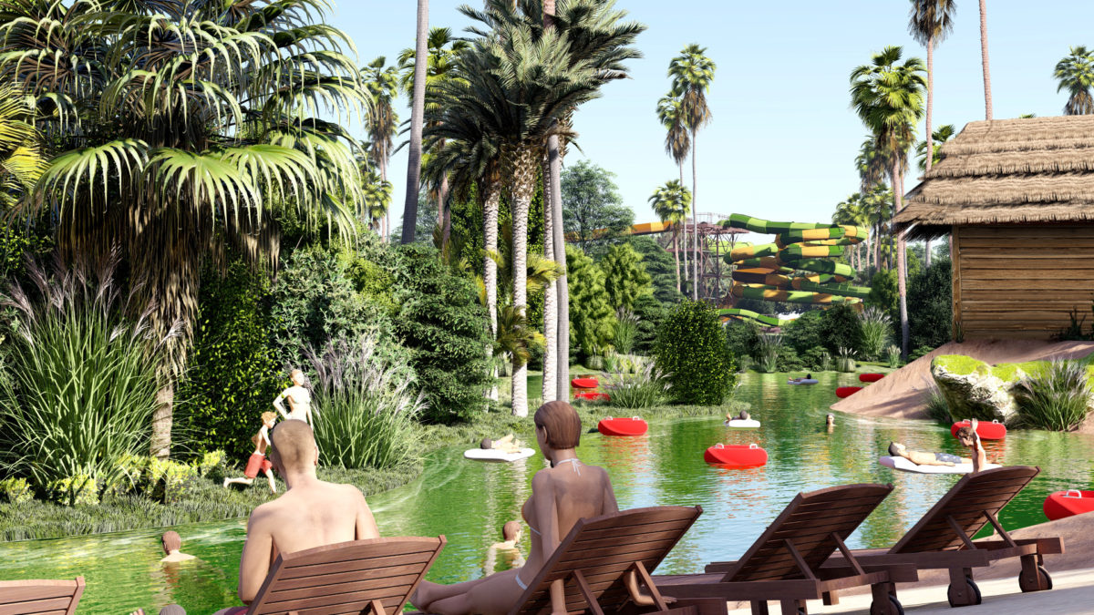 River lagoons, parque acuático en un río - Amusement Logic