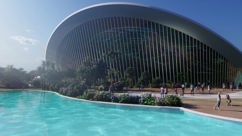 Arquitectura de un centro de convenciones - Amusement Logic