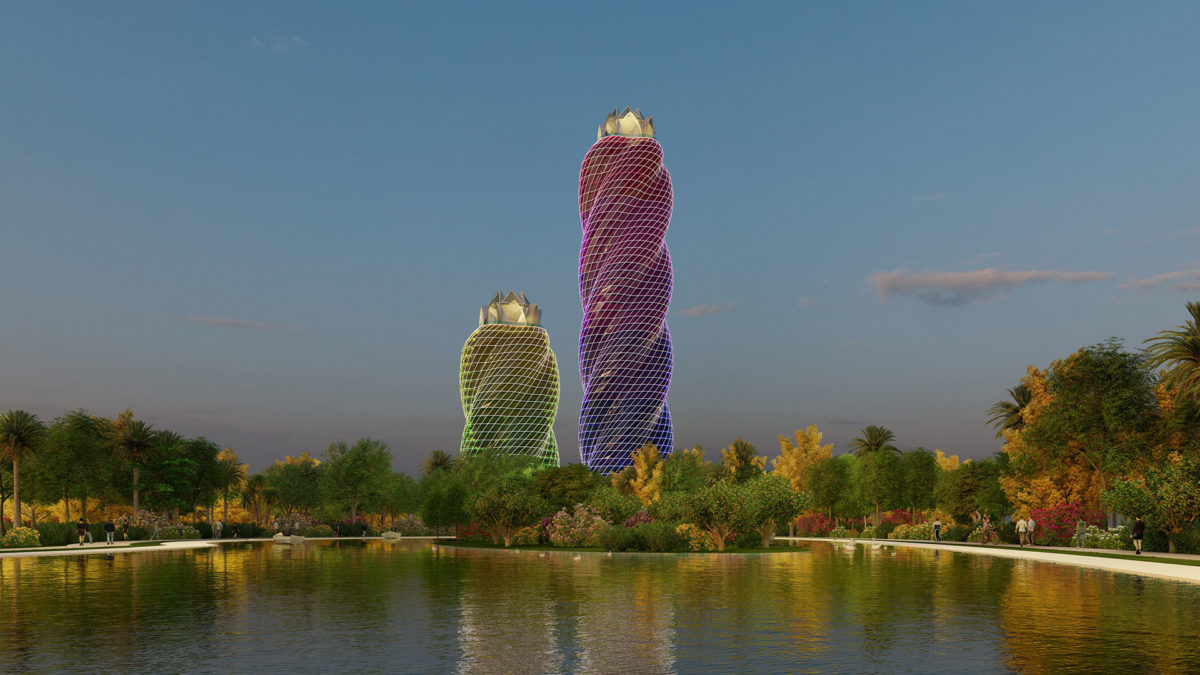 Torres helicoides, estética y funcionalidad en arquitectura - Amusement ...