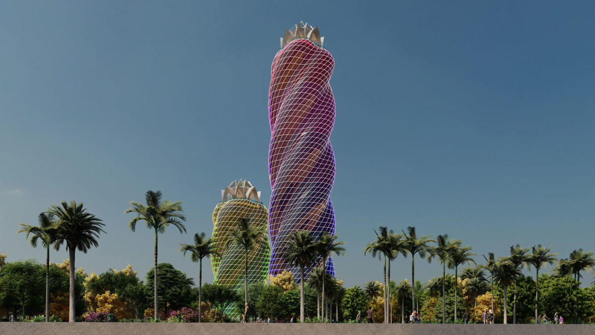 Torres helicoides, estética y funcionalidad en arquitectura - Amusement ...