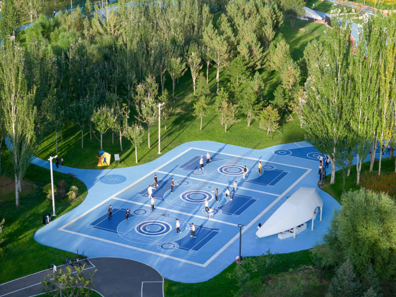 Diseño de un parque deportivo inteligente, Ordos, China - Amusement Logic