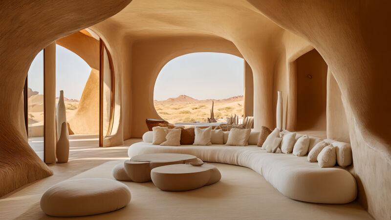 Tierra, arena y roca, arquitectura en el desierto - Amusement Logic